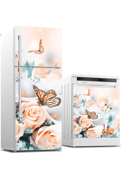 Tilki Dünyası Buzdolabı ve Bulaşık Makinesi Takım Sticker 0103 Tilki Dünyası Buzdolabı ve Bulaşık Makinesi Takım Sticker 0103