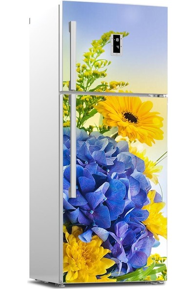 Tilki Dünyası Buzdolabı Kapağı Kaplama Sticker 0255 Tilki Dünyası Buzdolabı Kapağı Kaplama Sticker 0255