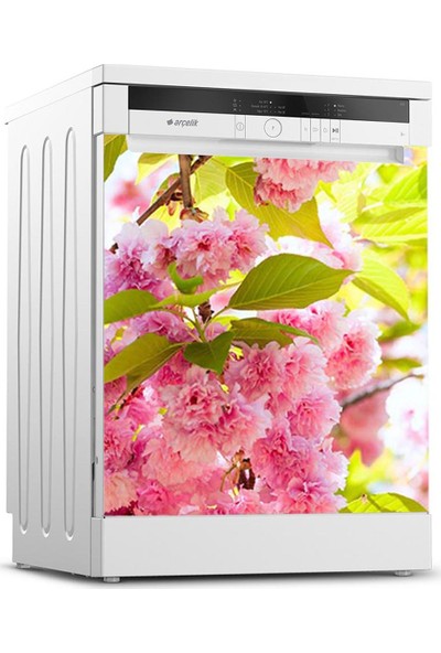 Tilki Dünyası Bulaşık Makinesi Kapak Sticker 0095