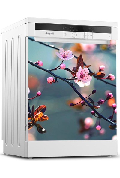 Tilki Dünyası Bulaşık Makinesi Kapak Sticker 0098