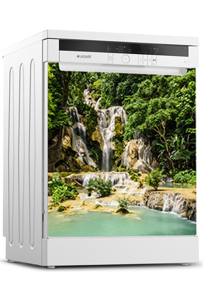 Tilki Dünyası Bulaşık Makinesi Kapak Sticker 0136 Tilki Dünyası Bulaşık Makinesi Kapak Sticker 0136