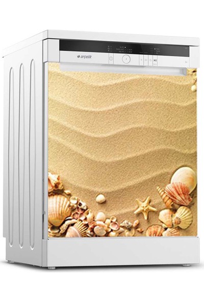 Tilki Dünyası Bulaşık Makinesi Kapak Sticker 0152