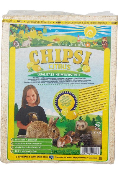 Chipsi Limonlu Kemirgen Talaşı 1 kg Chipsi Limonlu Kemirgen Talaşı 1 kg