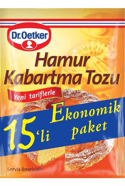 Dr.Oetker Hamur Kabartma Tozu 15'li 150 gr