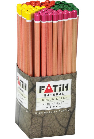 Fatih Mercanlı Natural Kurşunkalem 72'Li