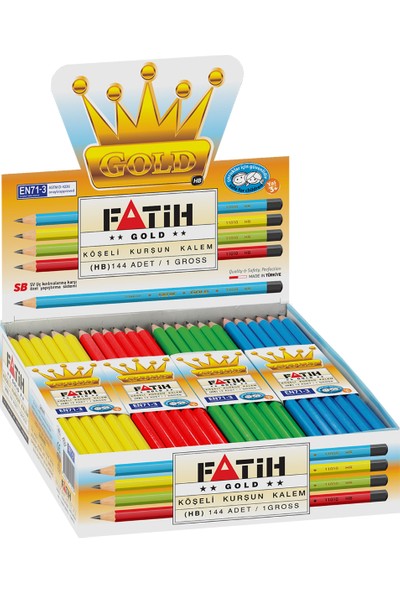 Fatih Mercanlı Gold Kurşunkalem 144'Lü