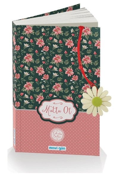 Kokulu Defter Mutlu Ol 224 Yp 13,5*21 Cm - Çizgili