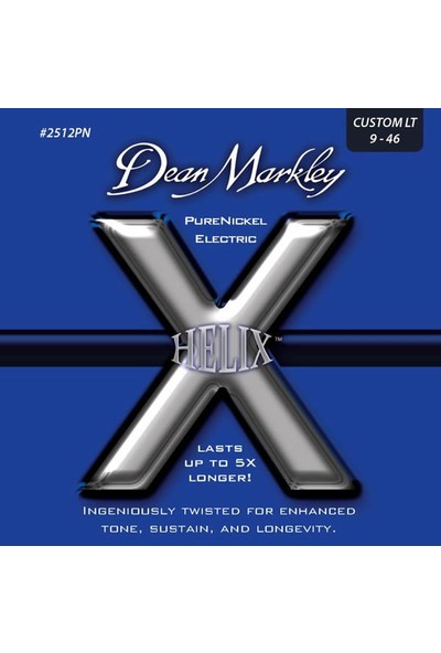 Dean Markley Helix Pure Nickel - Cl Takım Tel Elektro Gitar Teli 009-046 Dean Markley Helix Pure Nickel - Cl Takım Tel Elektro Gitar Teli 009-046