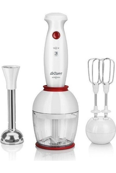 Arzum Ar1030 Hipermix El Belender Seti 1000W Arzum Ar1030 Hipermix El Belender Seti 1000W