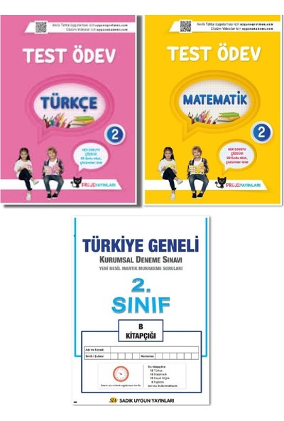 Proje Yayınları Projeyayınları 2. Sınıf Matematik-Türkçe Test Ödevi Kitabı (2 Kitap+ Kurumsal Deneme Sınavı) Proje Yayınları Projeyayınları 2. Sınıf Matematik-Türkçe Test Ödevi Kitabı (2 Kitap+ Kurumsal Deneme Sınavı)