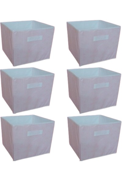 Balkan Room Çok Amaçlı Dolap İçi Düzenleyici Dekoratif Saklama Kutusu Raf Organizer 6'lı Large 30 x 30 x 30 cm Balkan Room Çok Amaçlı Dolap İçi Düzenleyici Dekoratif Saklama Kutusu Raf Organizer 6'lı Large 30 x 30 x 30 cm