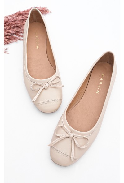 Marjin Kadın Hakiki Deri Babet Arenza