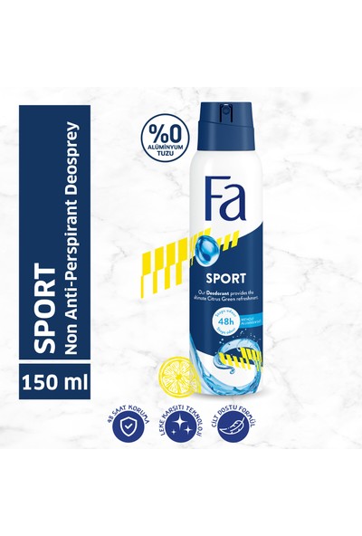 Fa Men Sport 150 Ml Turunçgil Aromalı Erkek Deosprey