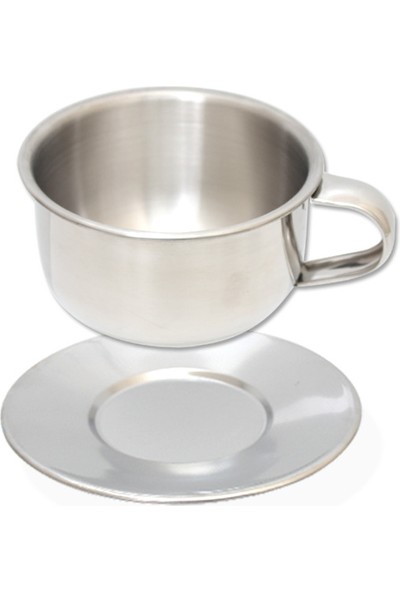 Douler Paslanmaz Çelik Çiçek Çay Şarap Kadeh Kupa 210 ml. (Yurt Dışından)