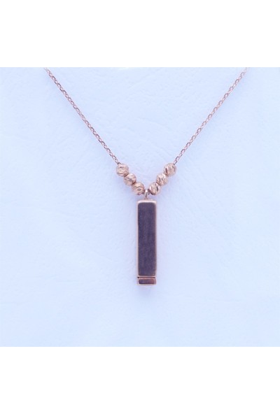 Motif Silver Gold Dorika Tasarımlı Gümüş Kolye Motif Silver Gold Dorika Tasarımlı Gümüş Kolye