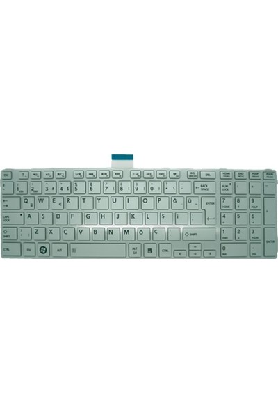 GOMAX Toshiba Satellite L850 Beyaz Klavye Laptop Tuş Takımı GOMAX Toshiba Satellite L850 Beyaz Klavye Laptop Tuş Takımı