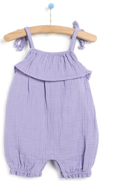Hellobaby Yenidoğan Müslin Askılı Kısa Tulum Hellobaby Yenidoğan Müslin Askılı Kısa Tulum
