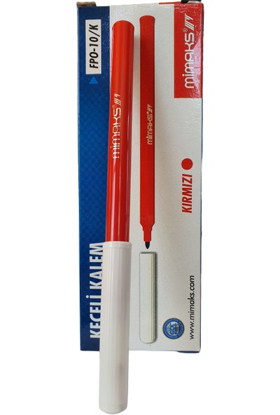 Mimaks Fiber Pen Ofis Tipi Keçeli Kalem 10'lu Paket Mimaks Fiber Pen Ofis Tipi Keçeli Kalem 10'lu Paket