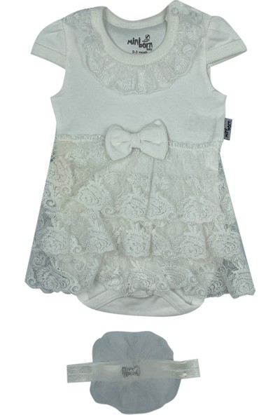 Miniborn Miniborn 3/12 Ay Uc Sıra Badı Elbıse