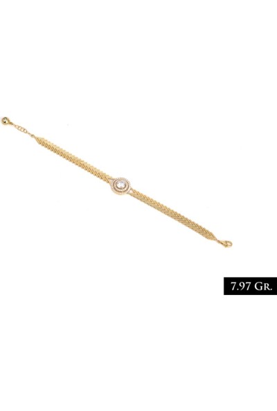 Safderun Takı 14 Altın Aşk Bilekliği
