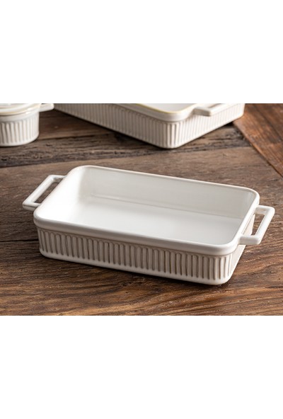 English Home Rochelle Stoneware Fırın Kabı Gri