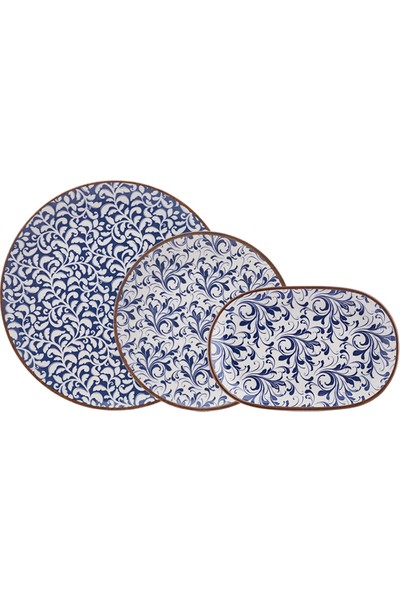 Karaca Hira 16 Parça 6 Kişilik Porselen Yemek Takımı