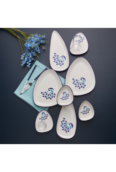 Karaca Peacock 24 Parça 6 Kişilik Kahvaltı Seti Karaca Peacock 24 Parça 6 Kişilik Kahvaltı Seti