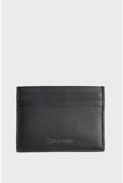 Calvin Klein Logolu % 100 Deri Kartlık Erkek Kartlık K50K508531 Bax