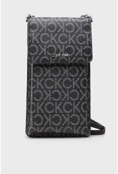 Calvin Klein Logolu Telefon Bölmeli Askılı Cüzdan Bayan Cüzdan K60K608576 0gj Calvin Klein Logolu Telefon Bölmeli Askılı Cüzdan Bayan Cüzdan K60K608576 0gj