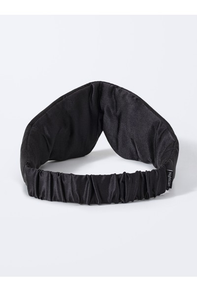 Beauty Pillow %100 Ipek Uyku Maskesi Göz Bandı Siyah Renk