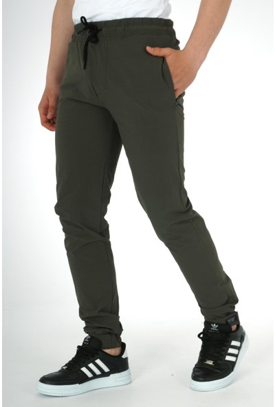 Pina Kids Erkek Çocuk Beli ve Paçaları Lastikli Likralı Pantolon 2-15 Yaş