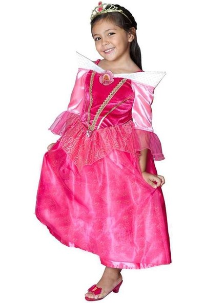 Parti Dünyası Uyuyan Güzel Kristal Kostüm 3-5 Yaş