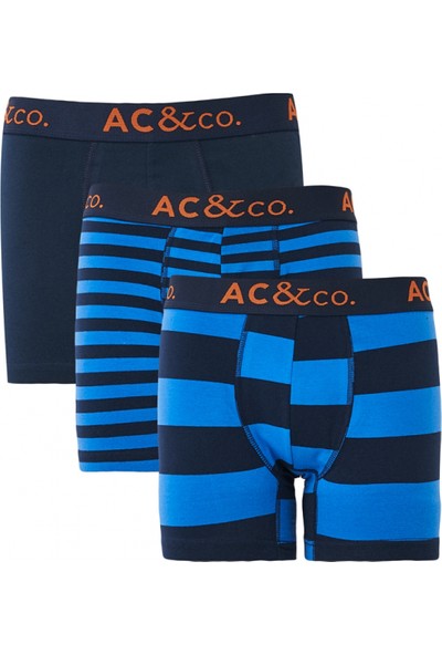 Ac&Co / Altınyıldız Classics Erkek Lacı-Indıgo Desenli Boxer