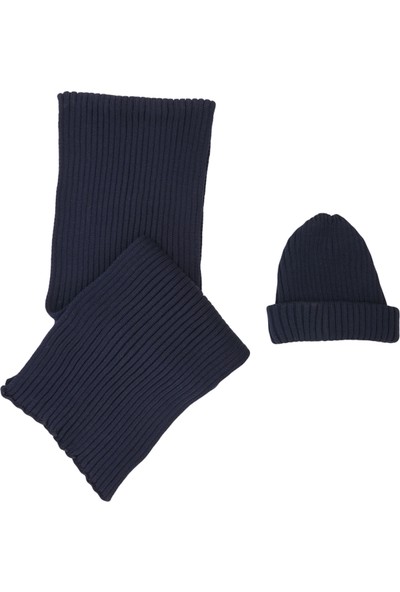 ALTINYILDIZ CLASSICS Erkek Lacivert Atkı-Bere Set