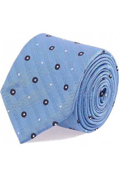 Altınyıldız Classics Erkek Mavi-Gri Desenli Nano Kravat Altınyıldız Classics Erkek Mavi-Gri Desenli Nano Kravat