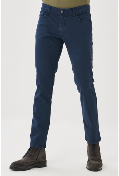ALTINYILDIZ CLASSICS Erkek Lacivert 360 Derece Her Yöne Esneyen Rahat Slim Fit Pantolon ALTINYILDIZ CLASSICS Erkek Lacivert 360 Derece Her Yöne Esneyen Rahat Slim Fit Pantolon