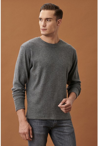 Altınyıldız Classıcs Erkek Antrasit Standart Fit Rahat Kesim Bisiklet Yaka Sweatshirt Altınyıldız Classıcs Erkek Antrasit Standart Fit Rahat Kesim Bisiklet Yaka Sweatshirt