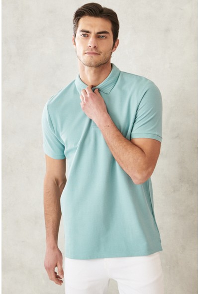 Altınyıldız Classıcs Erkek Petrol Polo Yaka Cepsiz Slim Fit Dar Kesim %100 Pamuk Düz Tişört Altınyıldız Classıcs Erkek Petrol Polo Yaka Cepsiz Slim Fit Dar Kesim %100 Pamuk Düz Tişört