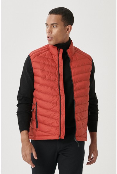 Ac&Co / Altınyıldız Classics Erkek Kırmızı Standart Fit Casual Yelek Ac&Co / Altınyıldız Classics Erkek Kırmızı Standart Fit Casual Yelek