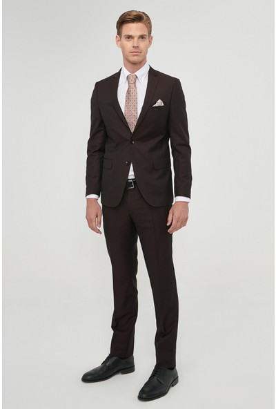 Altınyıldız Classıcs Erkek Bordo Slim Fit Desenli Nano Takım Elbise Altınyıldız Classıcs Erkek Bordo Slim Fit Desenli Nano Takım Elbise