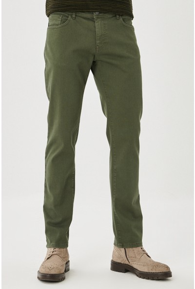 ALTINYILDIZ CLASSICS Erkek Yeşil 360 Derece Her Yöne Esneyen Rahat Slim Fit Pantolon ALTINYILDIZ CLASSICS Erkek Yeşil 360 Derece Her Yöne Esneyen Rahat Slim Fit Pantolon