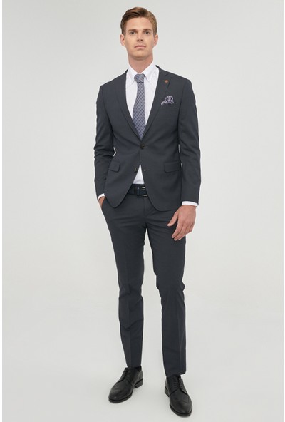 Altınyıldız Classics Slim Fit Desenli Takım Elbise