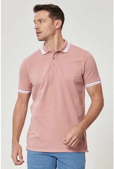 Altınyıldız Classıcs Erkek Gül Kurusu Slim Fit Dar Kesim %100 Pamuk Polo Yaka Tişört Altınyıldız Classıcs Erkek Gül Kurusu Slim Fit Dar Kesim %100 Pamuk Polo Yaka Tişört