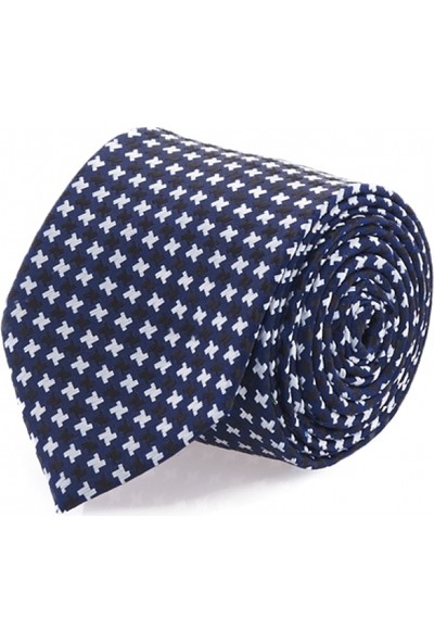 Altınyıldız Classics Erkek Siyah-Gri Kravat