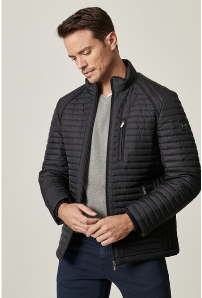 Altınyıldız Classıcs Erkek Lacivert Standart Fit Soğuk Geçirmez Casual Mont Altınyıldız Classıcs Erkek Lacivert Standart Fit Soğuk Geçirmez Casual Mont