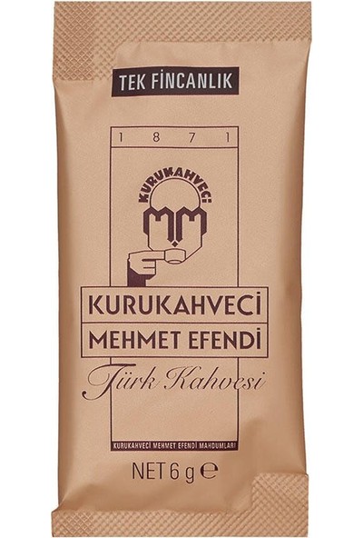 Mehmet Efendi Tek Içimlik Türk Kahvesi 6 gr x 6