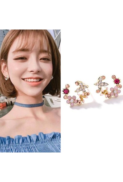 Generic Yapay Elmas Çelenk Küpe (Yurt Dışından)