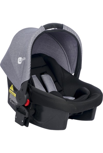 4 Baby Bagi Premium Bronz Travel Sistem Bebek Arabası Gri