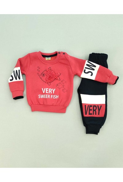 Minicombin Sweet Fish Ikili Bebek Takım 9739 Mercan Minicombin Sweet Fish Ikili Bebek Takım 9739 Mercan