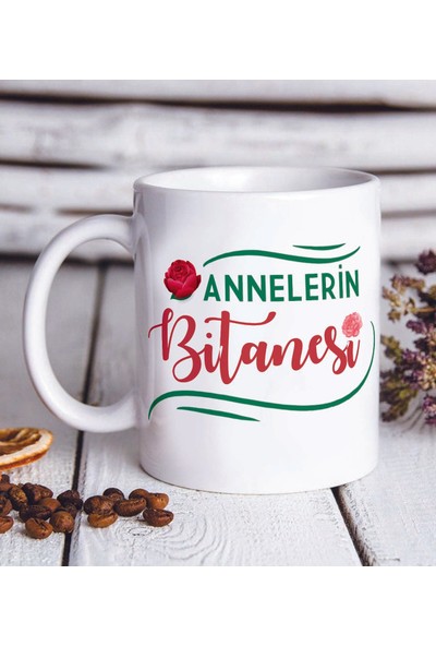 Belnido Anneler Gününe Özel Hediye Baskılı Beyaz Kupa Bardak